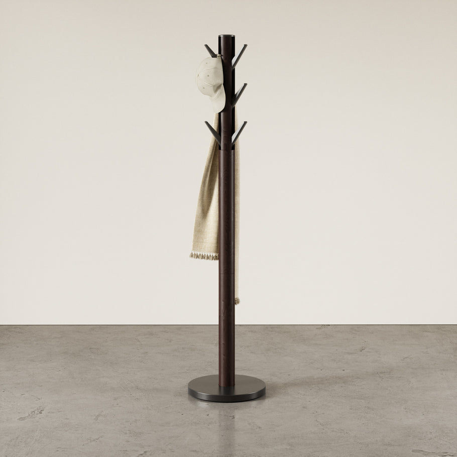 Flapper Coat Rack - Black/Walnut | Umbra – Umbra Australia